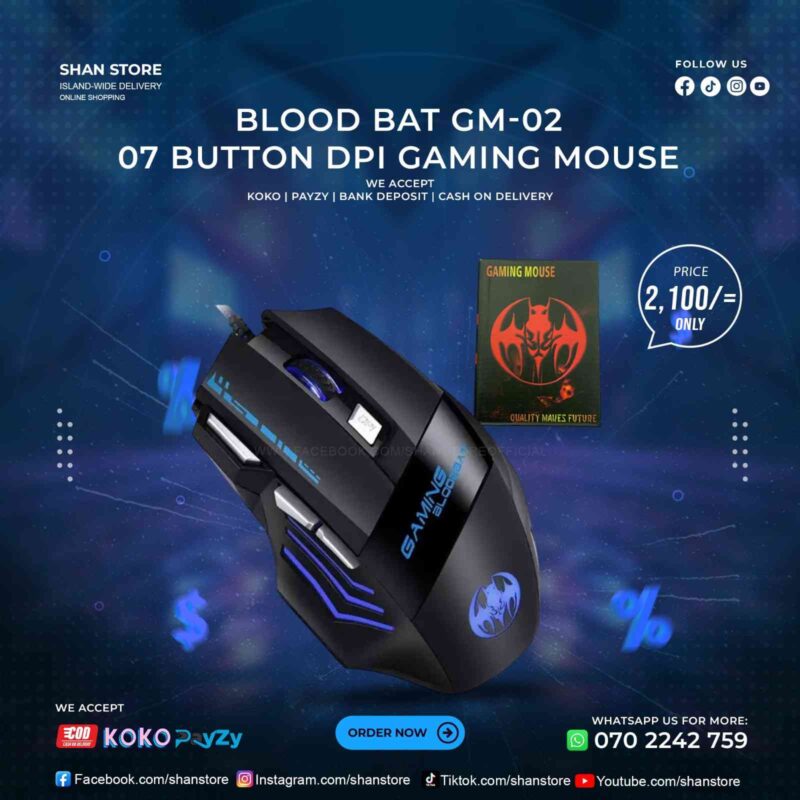 RGB Gaming Mouse - Shan Store | Online Computer & Phone Accessories ...